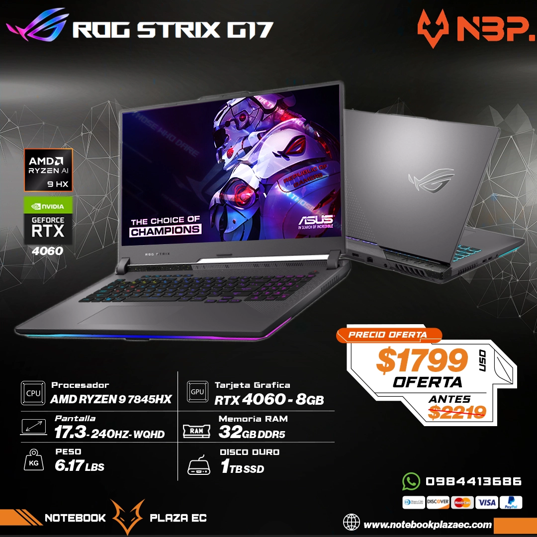 Laptop Asus ROG Strix G17 G713PV WS94